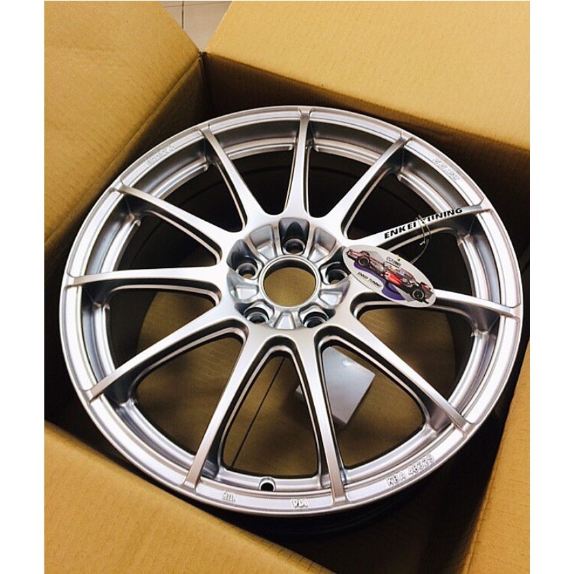 日本 Enkei SC22 鋁圈 輪框 高亮銀 18吋 8J ET45 五孔 114.3 全新 3顆 | 蝦皮購物