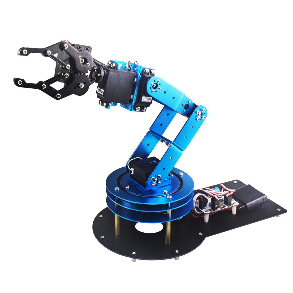 【樂意創客官方店】《附發票》learm 6軸 僅機械手臂、支架和伺服馬達 Arduinostm32raspberry 蝦皮購物
