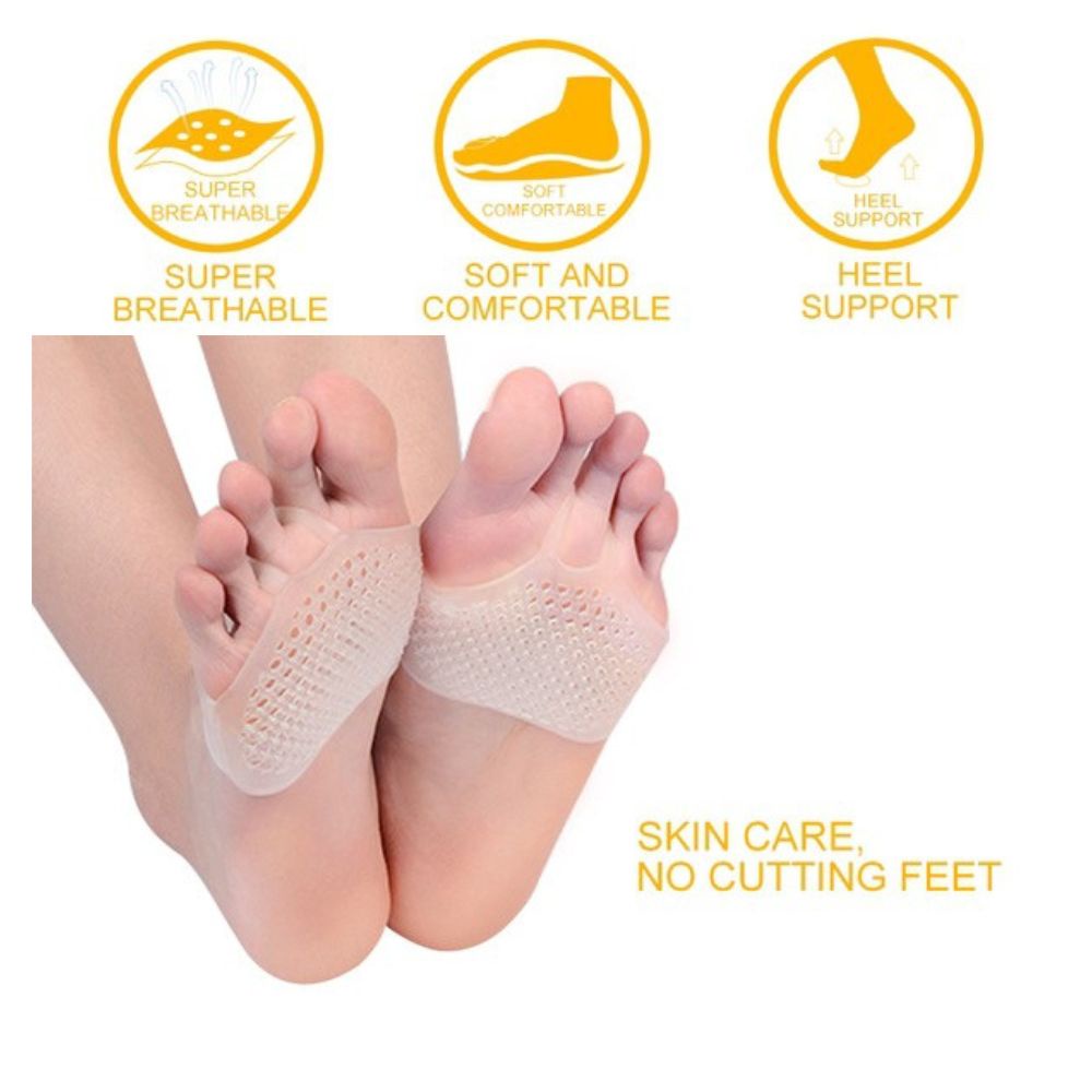 Honeycomb Forefoot Pad Tibial Pad Pain Relief Silicone Gel E | 蝦皮購物