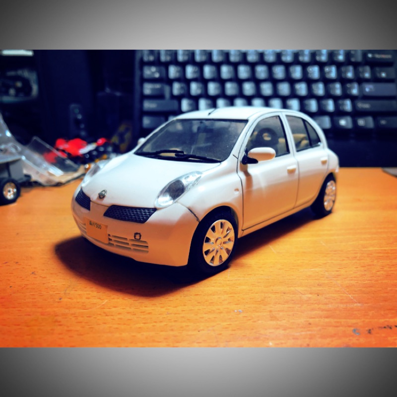 1/24 Fujimi Nissan March 自組車 | 蝦皮購物