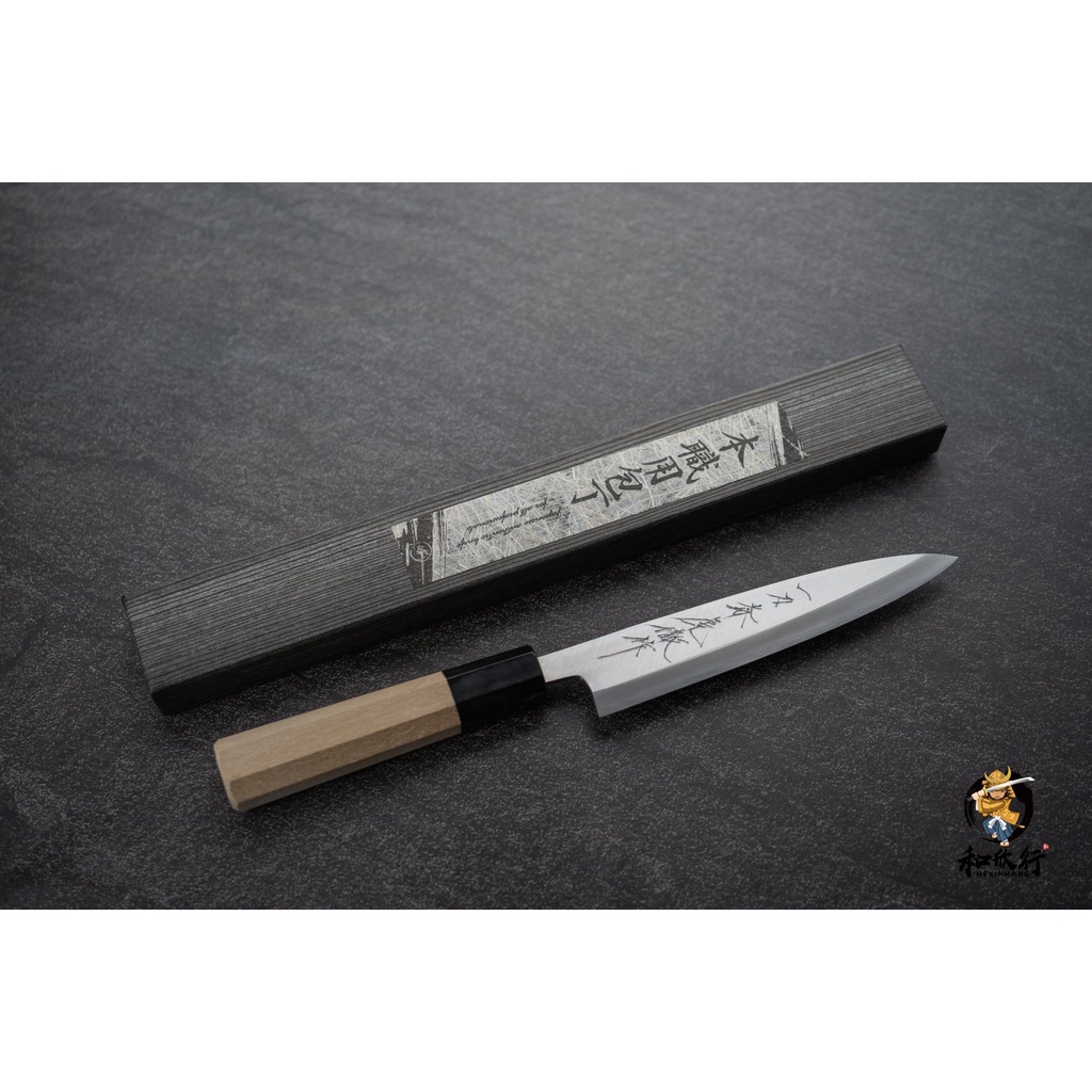 「和欣行」現貨、高橋楠 一刀齋虎徹作 銀三鋼 本霞 單刃 小刀 160mm 貝裂 | 蝦皮購物