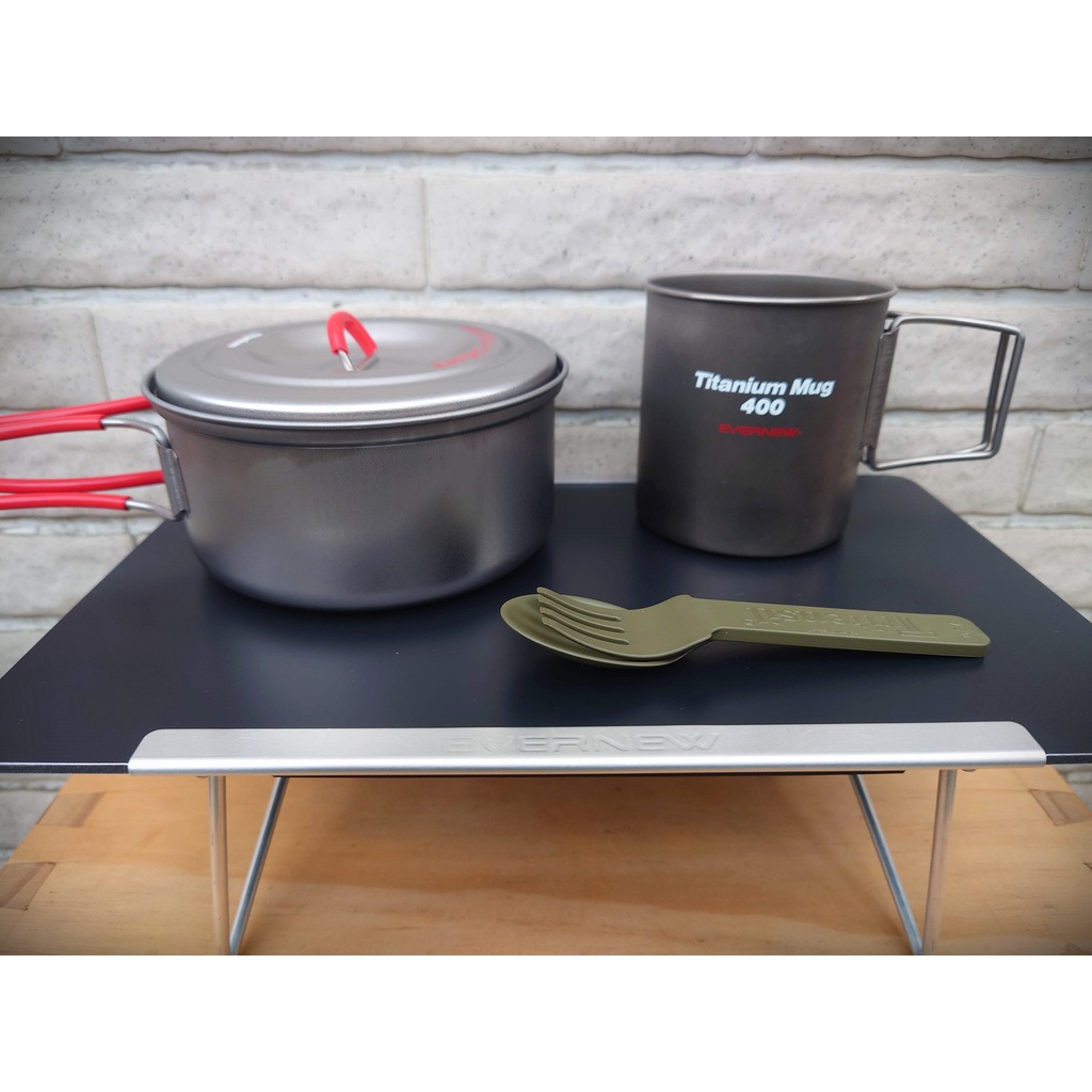 全新正品Evernew Alu Table/Light輕量鋁合金折疊桌EBY530登山健行風格露營 | 蝦皮購物