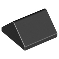 LEGO 樂高 黑色 雙邊斜磚 Slope 45 2x2 Double 4163373 3043 | 蝦皮購物