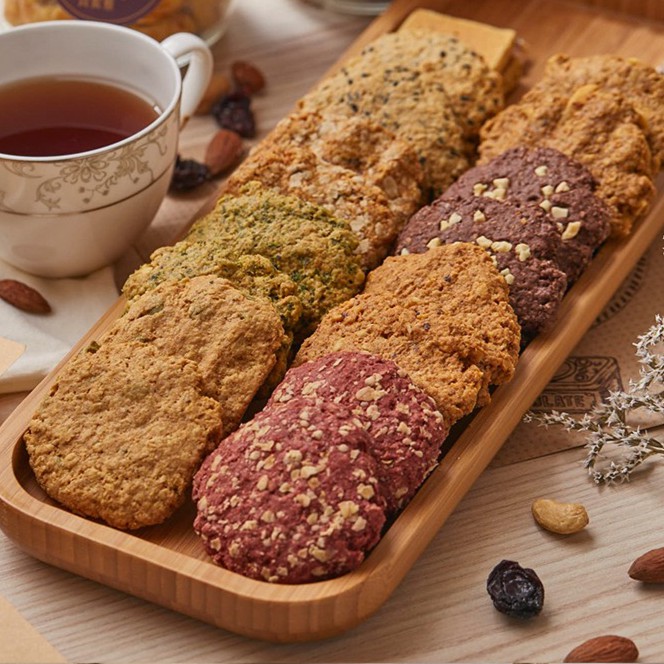 賀蜜雅-手工燕麥酥餅/8種口味-桶裝750克 HoMiYa Bakery | 蝦皮購物