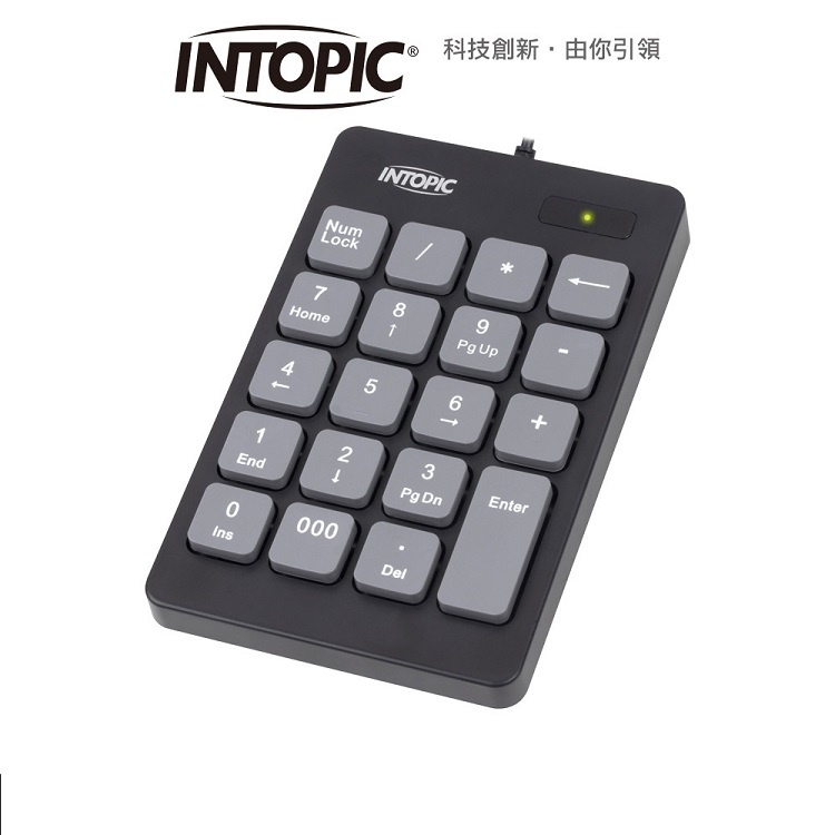 INTOPIC KBD-N99 USB巧克力數字鍵盤 靜音鍵盤 | 蝦皮購物