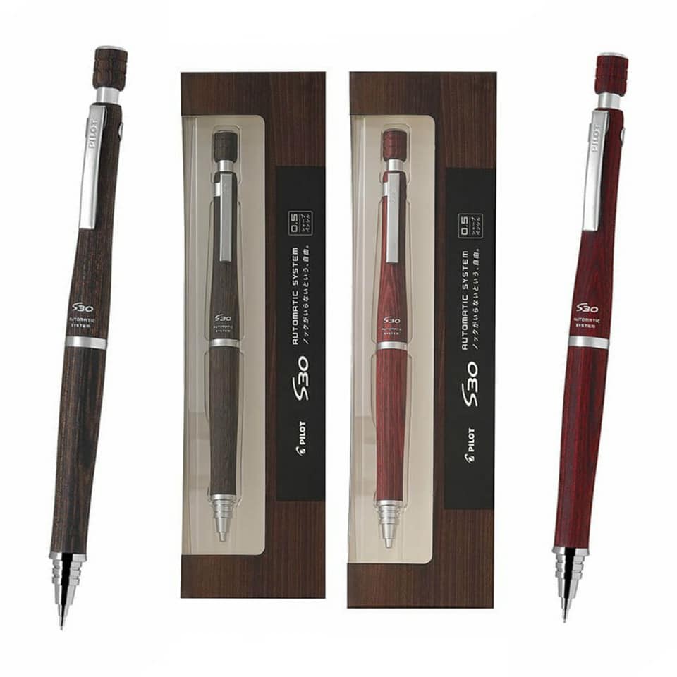 筆自慢殿堂 日本製 Pilot S30 自動鉛筆 0.5mm 製圖筆 木質 木紋 PHS-3SK S30 共2款 現貨 | 蝦皮購物