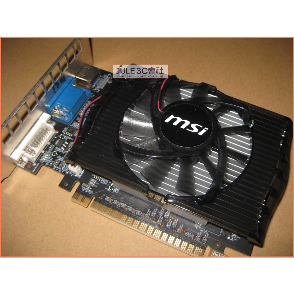 JULE 3C會社-微星MSI N730-4GD3 GT730/DDR3/4G/全固態/良品/PCIE 顯示卡 | 蝦皮購物