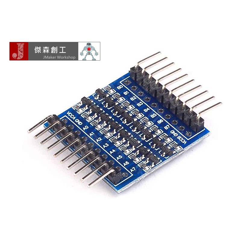 【傑森創工】樹莓派 8路電平轉換模塊 33v和5v Io雙向互轉 讓pi接5v感測器 Raspberry Pi 蝦皮購物 
