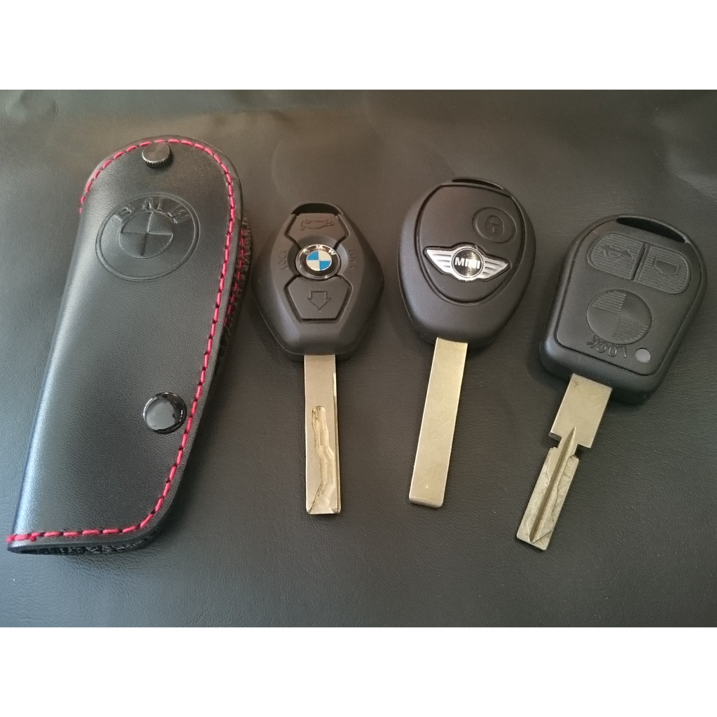 BMW E34 E36 E38 E39 E46 E53 E60 X5 318 330 520 晶片 鑰匙皮套 鑰匙包 | 蝦皮購物