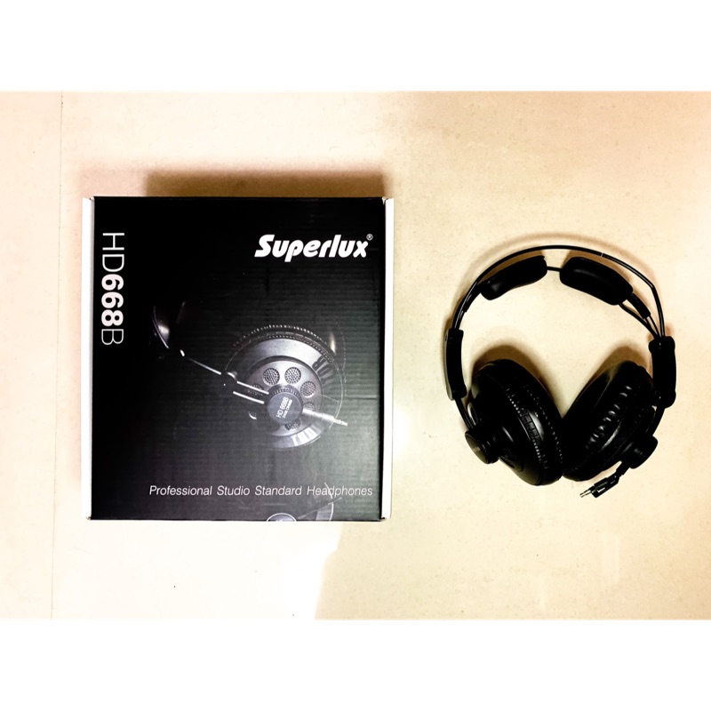舒伯樂 Superlux HD668B 監聽耳機 | 蝦皮購物