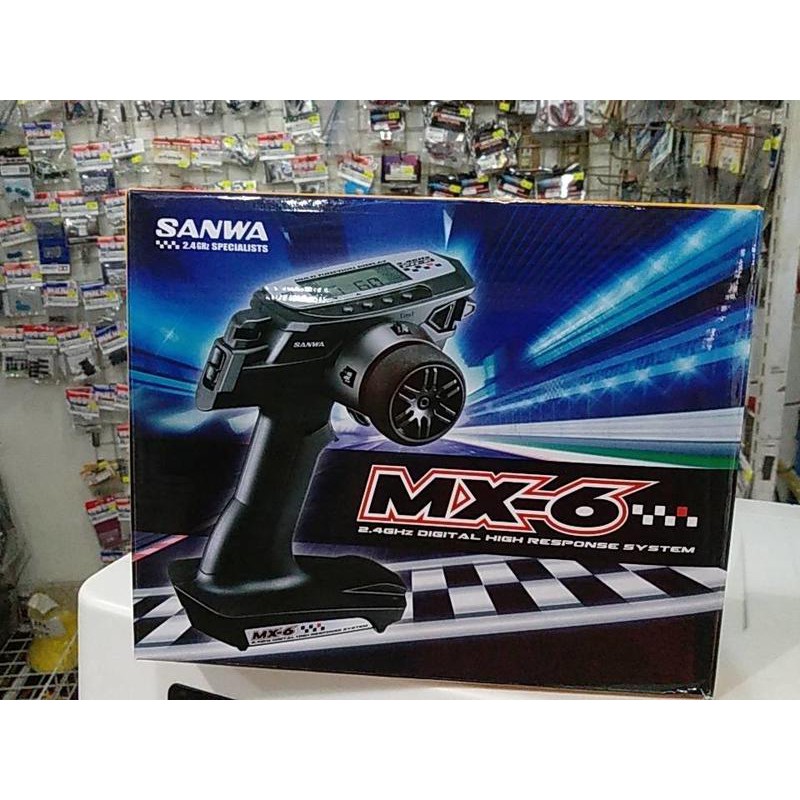 (阿哲RC工坊) Sanwa MX6 MX-6 2.4G 遙控器 附單RX-391W防水接收 (附中文說明書) | 蝦皮購物