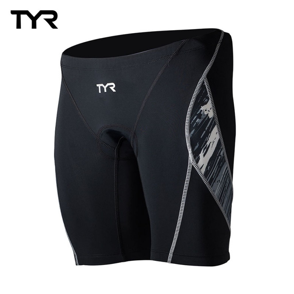 美國TYR VANGUARD 9 TRI PANTS Black男性成人三鐵短褲 - 黑 - 鐵人三項專用