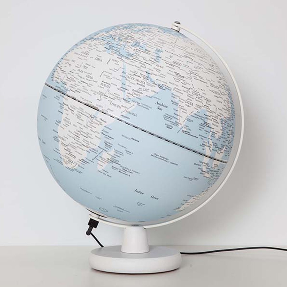 skyglobe 12吋白海粉陸地木頭底座地球儀 ( 英文版 ) - FindPrice 價格網 2022年8月 購物推薦