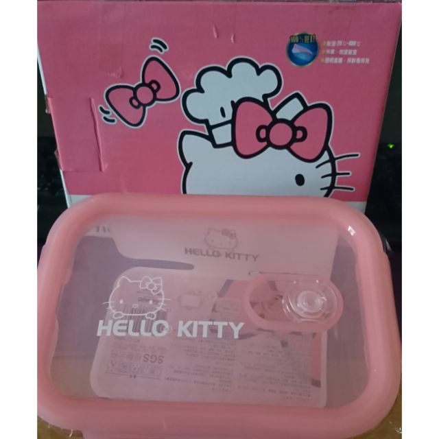 HELLO KITTY耐熱玻璃保鮮盒 710ml | 蝦皮購物