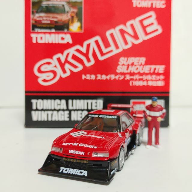 Tomytec TLV TOMICA SKYLINE SUPER SILHOUETTE 1984年 廠車 賽車 天際線 | 蝦皮購物