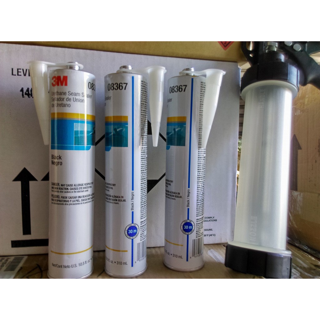 3M 8367 歐洲進口黑色PU膠 車身導流板接著烤漆車身膠板金膠 填縫劑 車門邊封膠 原裝膠黑色中性.RAV4車頂漏水 | 蝦皮購物