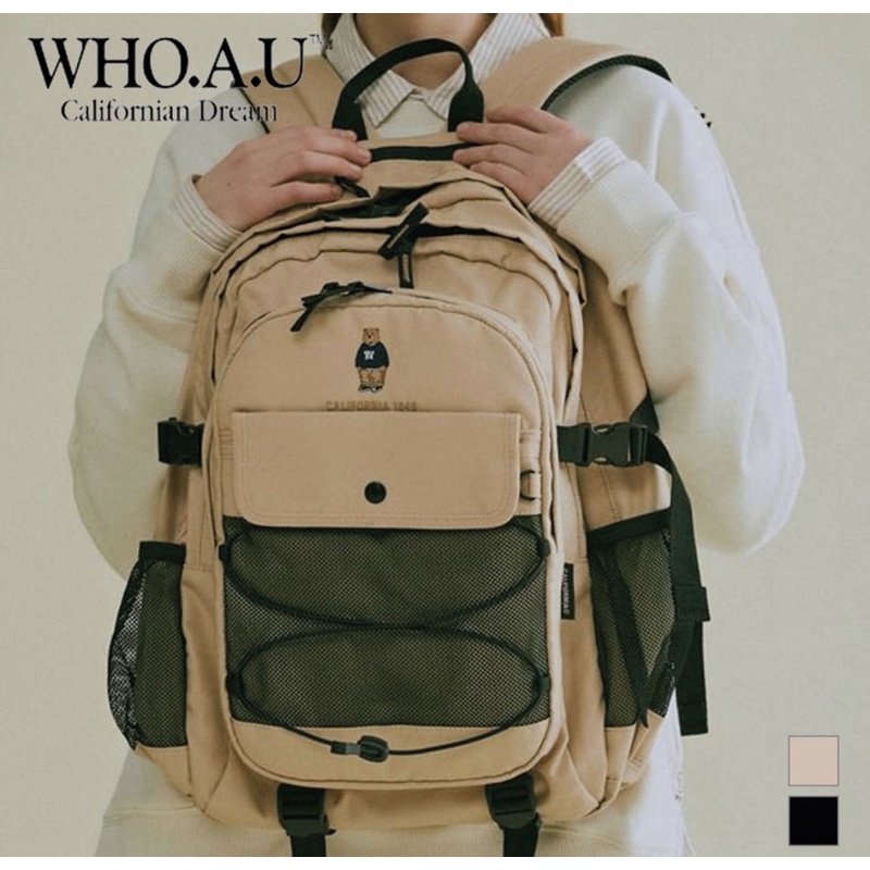 現貨在台 ]who a u 後背包 電腦包 登山包 韓國代購 韓國直送 WHAKC1311A | 蝦皮購物