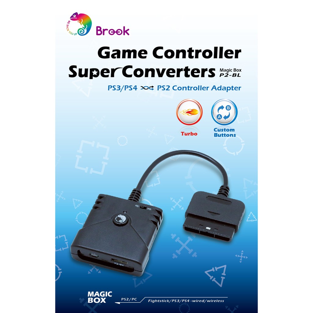 Brook Super Converterอะแดปเตอร์สำหรับPS3 PS4 To PS2 PSเกมคลาสสิก ...