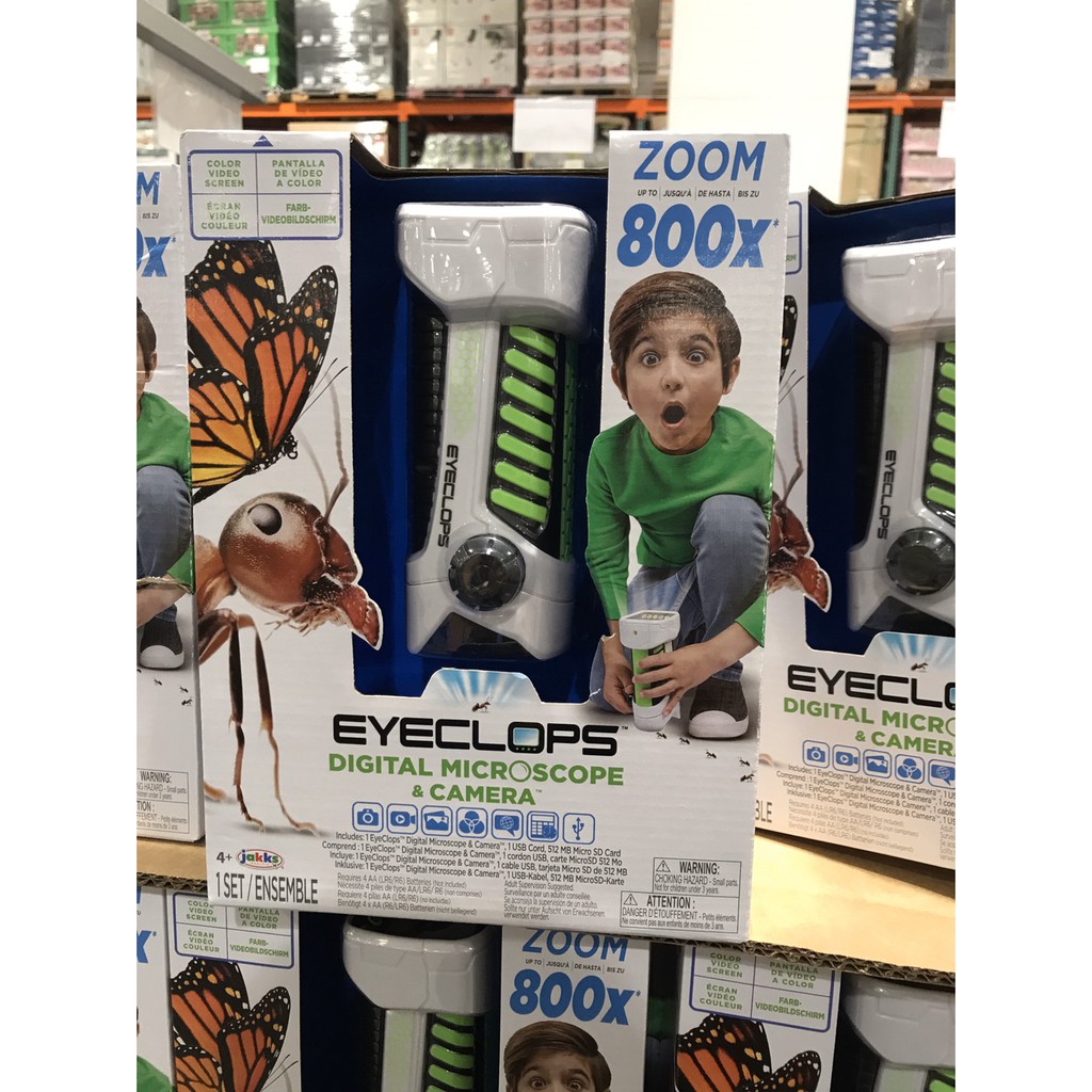 好市多代購-EYECLOPS DIGTAL MICROSCOPE 投影數位顯微鏡 #128083 | 蝦皮購物