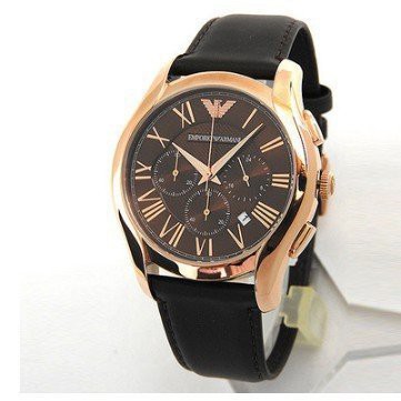 Watch Emporio Armani Burgundy In Steel 30718370, 45% OFF