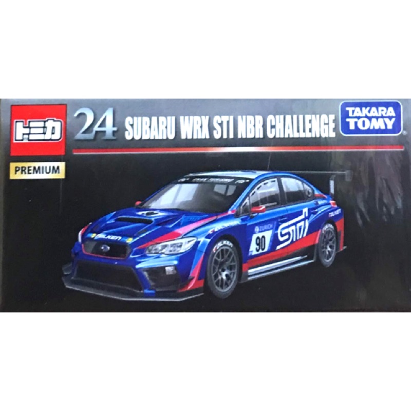 TOMICA多美小汽車 黑盒 PREMIUM No.24 SUBARU WRX STI NBR CHALLENGE | 蝦皮購物
