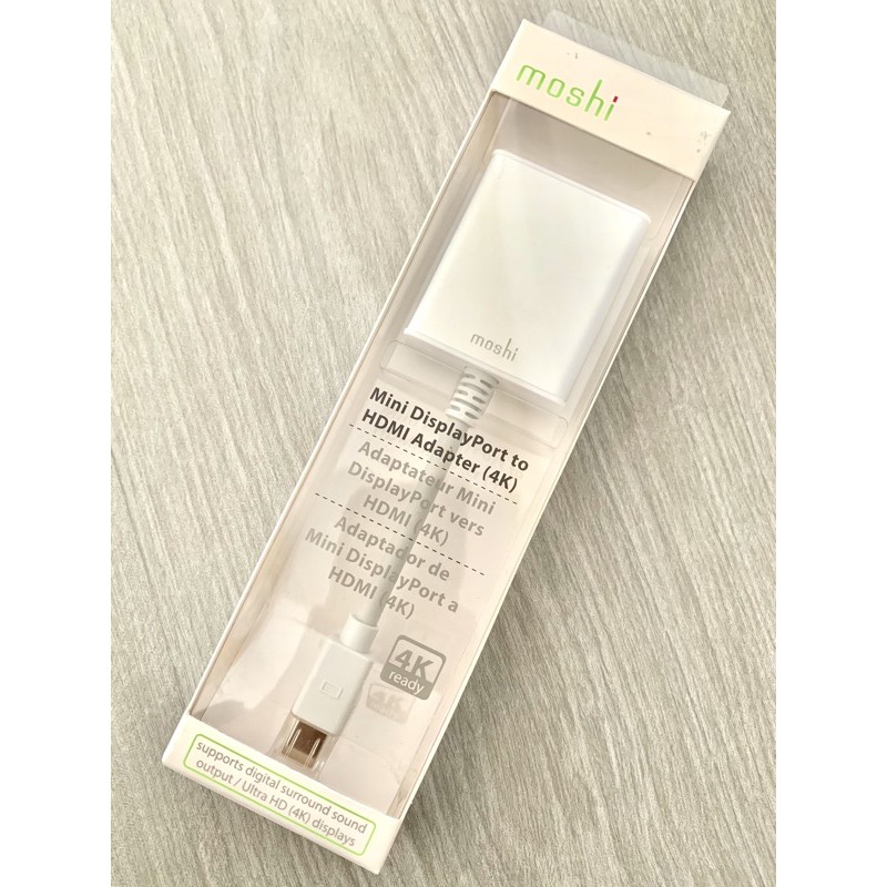 【全新】Moshi dp to HDMI 轉接頭支援4K | 蝦皮購物