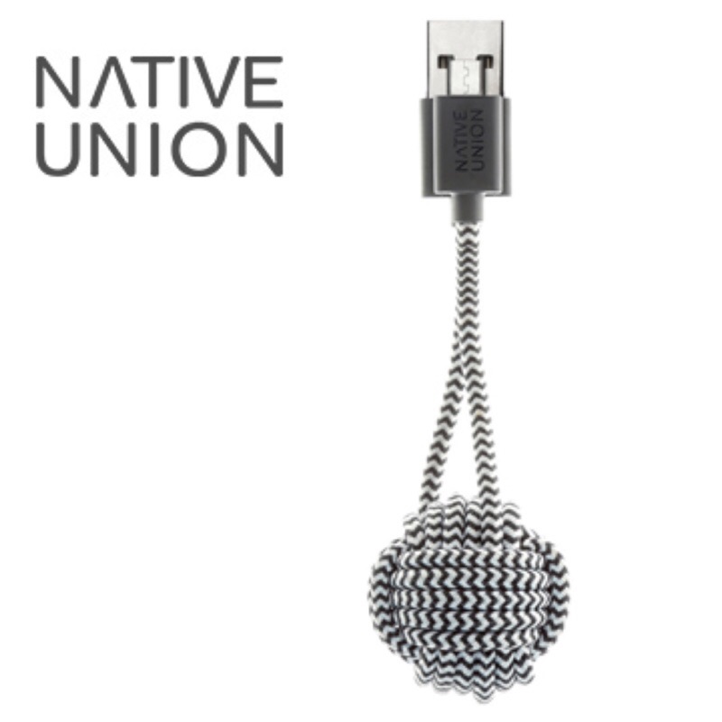 (出清46折)法國Native Union-Key Cable傳輸線鑰匙圈Micro-USB/Android (斑馬紋) | 蝦皮購物