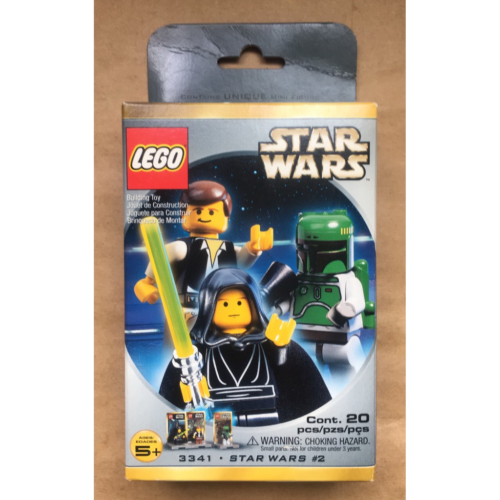 樂高 Lego 3341 星際大戰#2路克/韓‧索羅/波巴‧費特人偶包(Luke/Han Solo/Boba Fett) | 蝦皮購物
