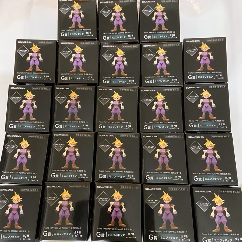 現貨 太空戰士 最終幻想 重製版 ff7 一番賞 G賞 復古角色 公仔 8 bit final fantasy VII | 蝦皮購物