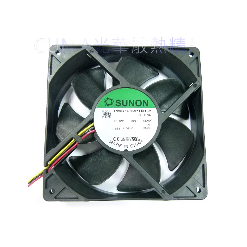 光華CUMA散熱精品*SUNON PMD1212PTB1-A 12V 12公分 雙滾珠 IP56 防水 防塵 風扇~現貨 | 蝦皮購物