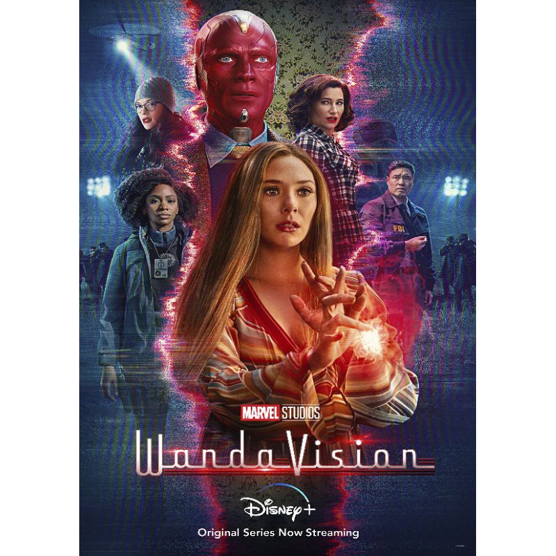 影集海報 汪達與幻視 海報 影集 美劇 Disney 復仇者聯盟 Marvel 漫威 緋紅女巫 蝦皮購物