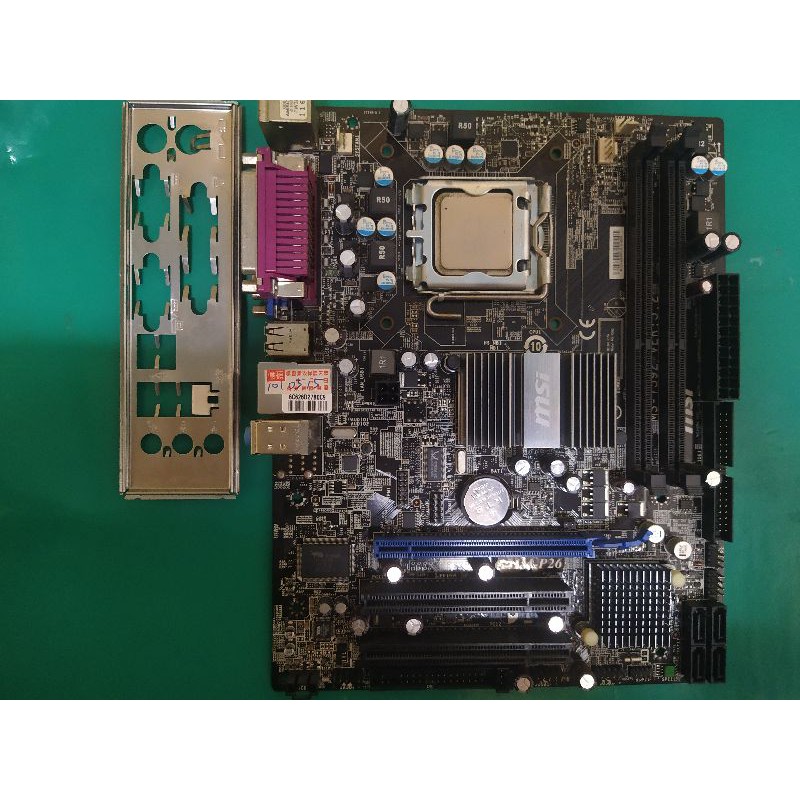 微星G41M-P26主機板/Q9400四核/附檔板 | 蝦皮購物