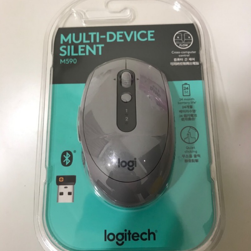 Logitech 羅技 M590 多工靜音無線滑鼠 | 蝦皮購物