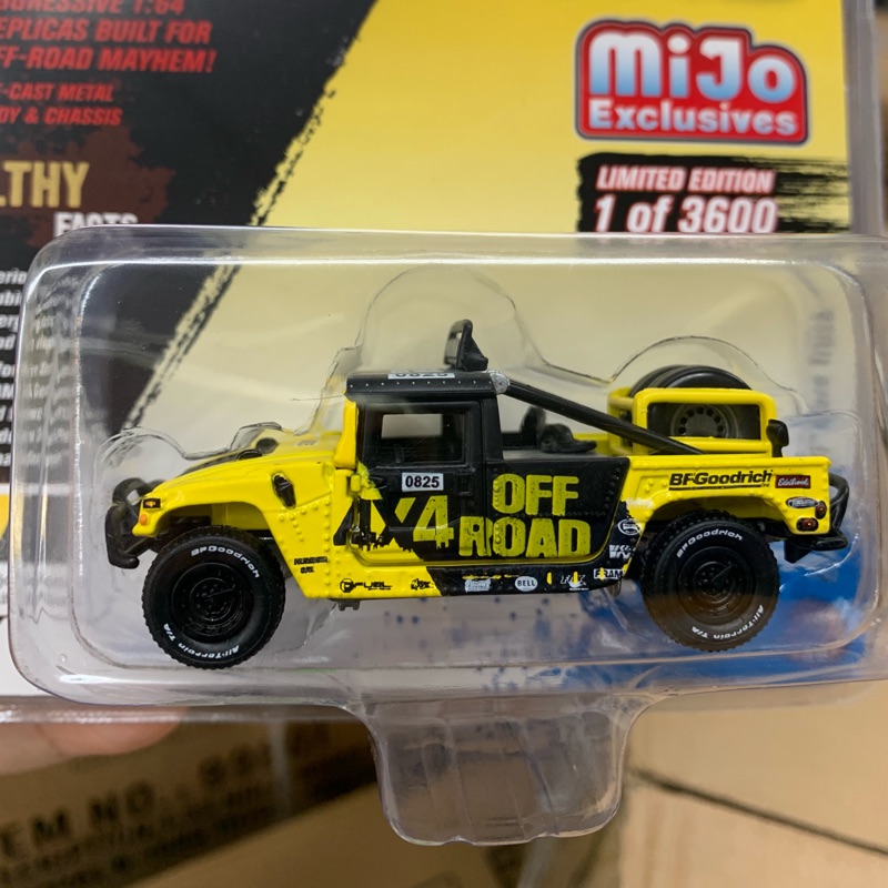 =天星王號=Johnny Lightning 1/64 4X4 OFF ROAD 悍馬越野車 Hummer “H1” | 蝦皮購物