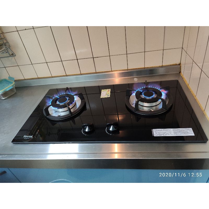 【大台北】 RB-202GH 林內瓦斯爐 rb202gh 防漏爐 面板可選白或黑 | 蝦皮購物