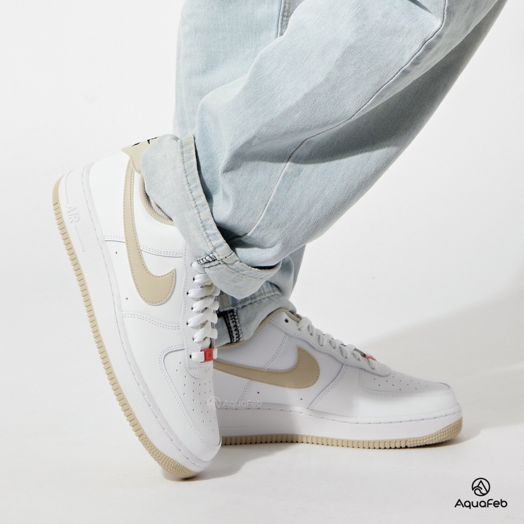 Nike Air Force 1 07 男 白 奶茶 AF1 運動 休閒鞋 DZ2771-121 | 蝦皮購物