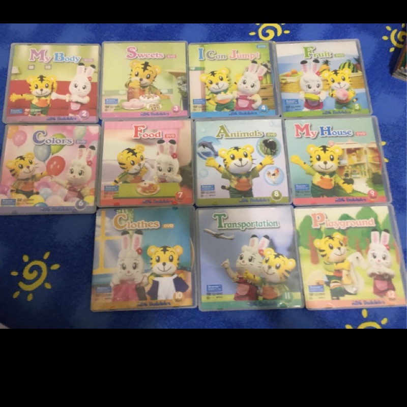 巧虎 DVD ABC Bubbles start 二手 2-12 共11片 | 蝦皮購物