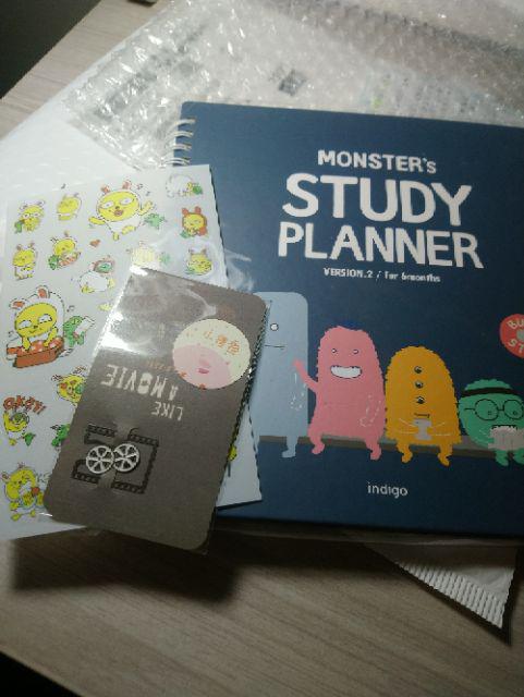 韓國 讀書計畫本 6個月→ indigo study planner v2 學習計畫 筆記本 學習計畫讀書計畫 筆記本 | 蝦皮購物