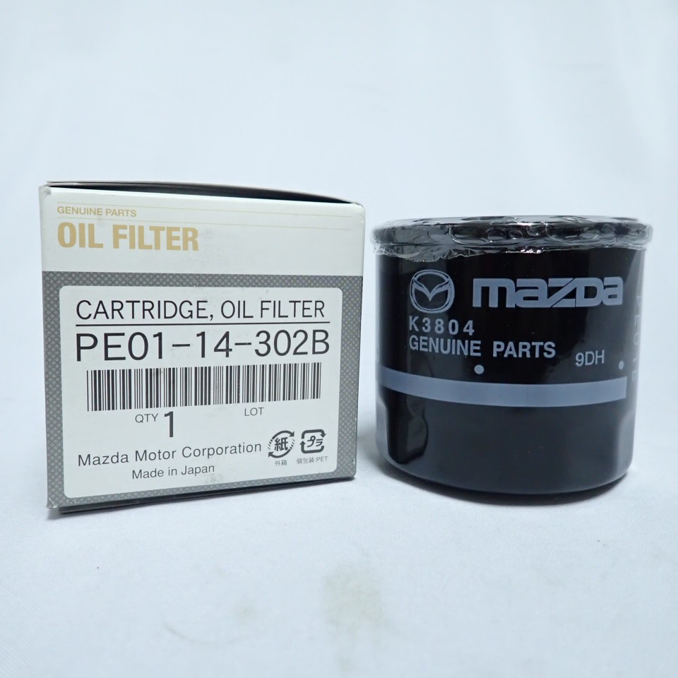 MAZDA 正廠 機油芯 適用 CX5 CX3 馬3 馬6 馬自達 機油濾芯 機油濾清器 PE0114302B 日本製 | 蝦皮購物