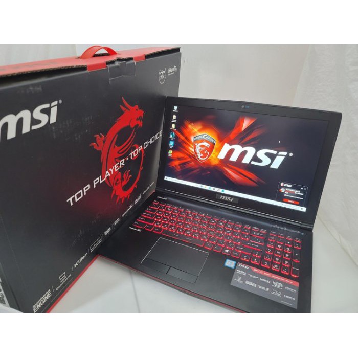 【一番3C】MSI GE62 6QF i7-6700HQ/256G+1T/16G/GTX970M 機況佳 客製電競筆電 | 蝦皮購物