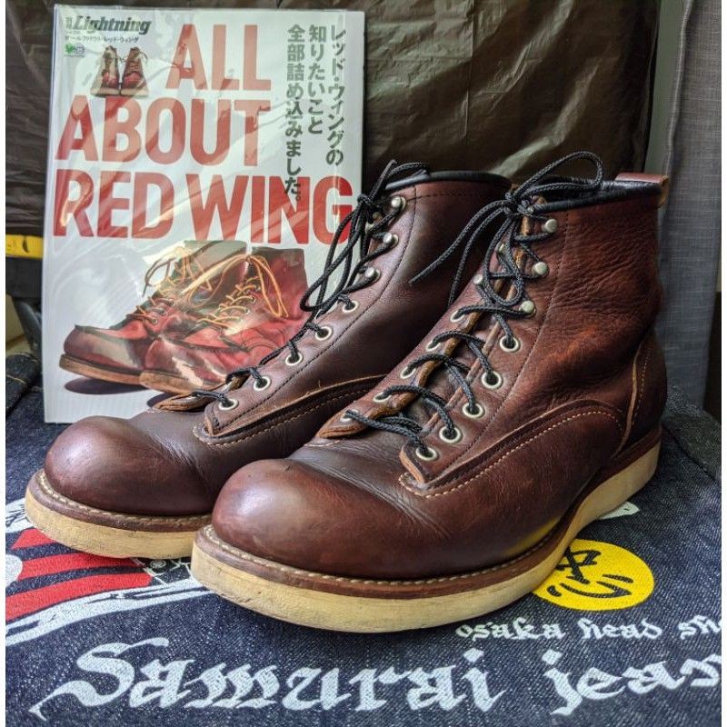 red wing 2906 lineman 日本限定停產系列 咖啡色靴款 | 蝦皮購物