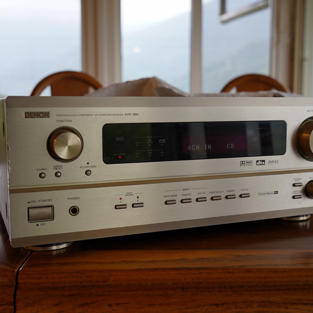日本製造 Denon AVR-1800 DTS / Dolby Digital 5.1聲道環繞擴大機 | 蝦皮購物