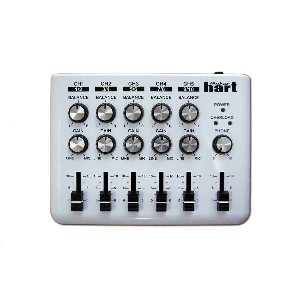 Maker hart Loop Mixer audio mixer - 立體聲5輸入／2輸出音訊混音器 | 蝦皮購物