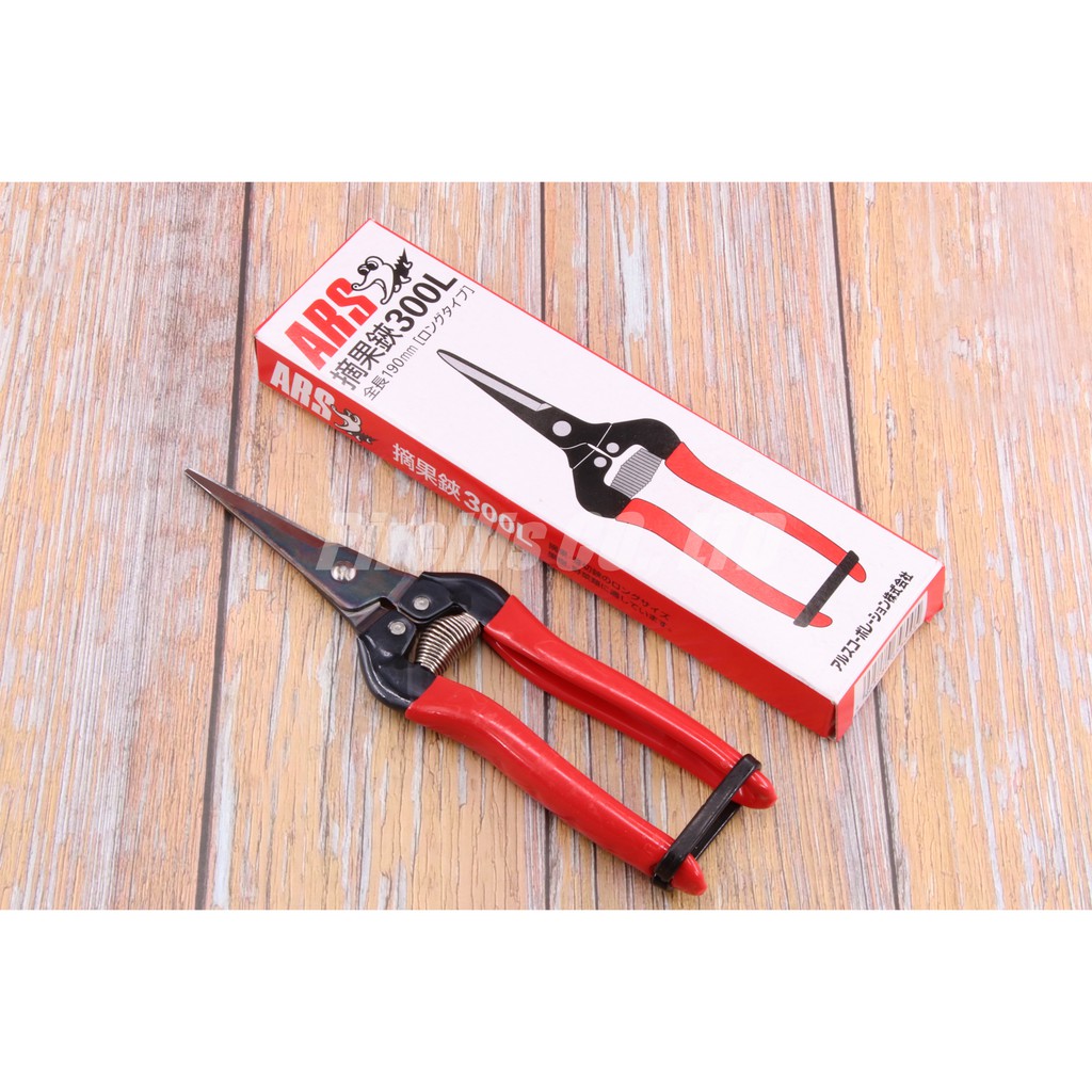 アルス 摘果鋏ロングタイプ ステン 300L-DX-BP 当店限定販売