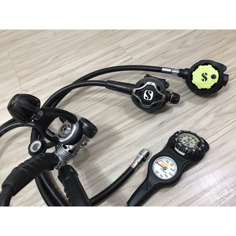 SCUBAPRO MK25 一級頭 S600 二級頭 R380 備二 二用錶 8-9成新 1年保固 潛水調節器 | 蝦皮購物