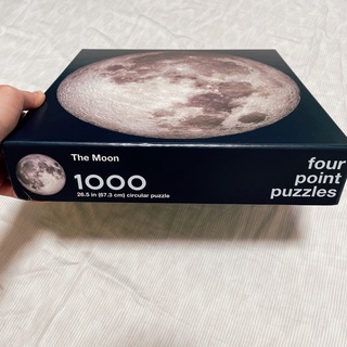 現貨秒寄！全新正版 Four Point Puzzles The moon 1000pcs 拼圖 月球拼圖 | 蝦皮購物