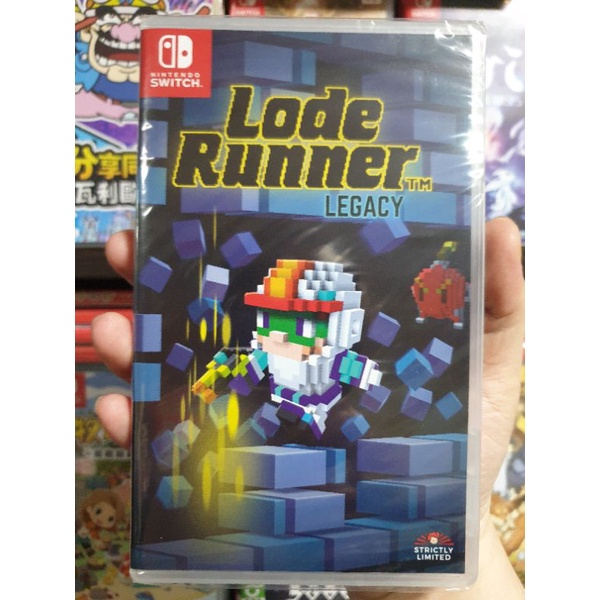【超級稀有遊戲】NS Switch遊戲 Lode Runner Legacy 掏金者 全球限量發行 童年回憶 | 蝦皮購物