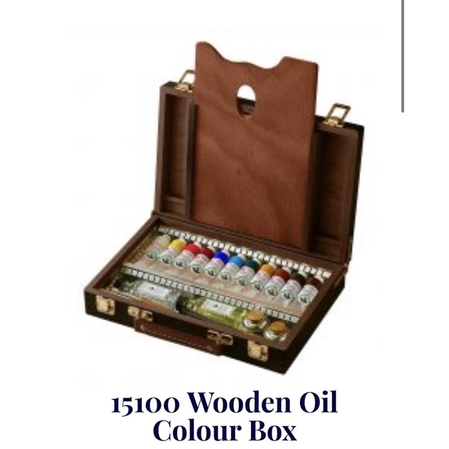 Old Holland 15100 Wooden Oil Colour Box 11色 40ml 老荷蘭油畫 桃心木箱組 | 蝦皮購物