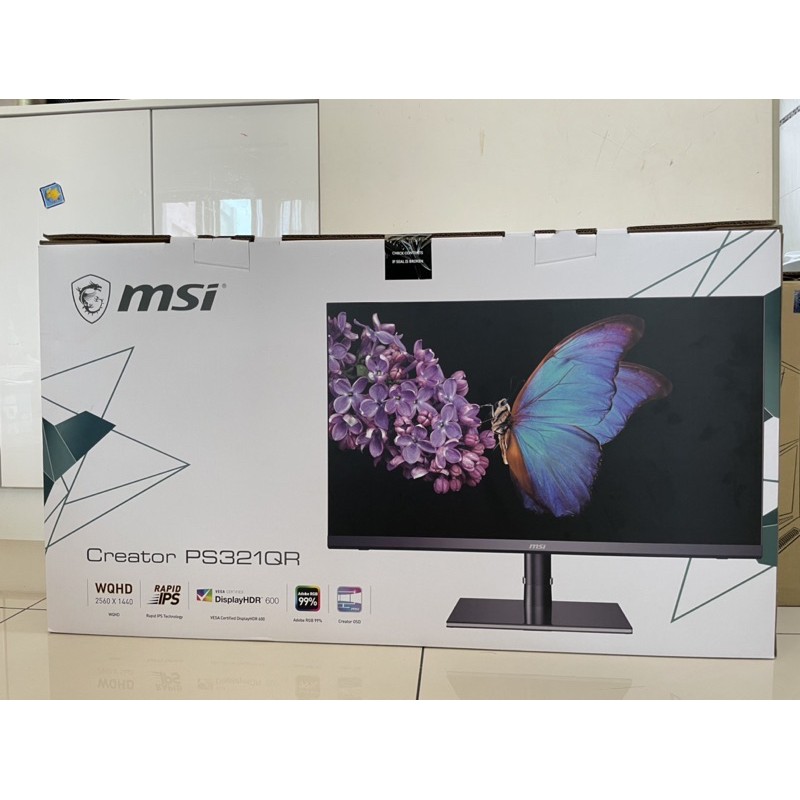 現貨 MSI微星 PS321QR 2K平面螢幕 | 蝦皮購物