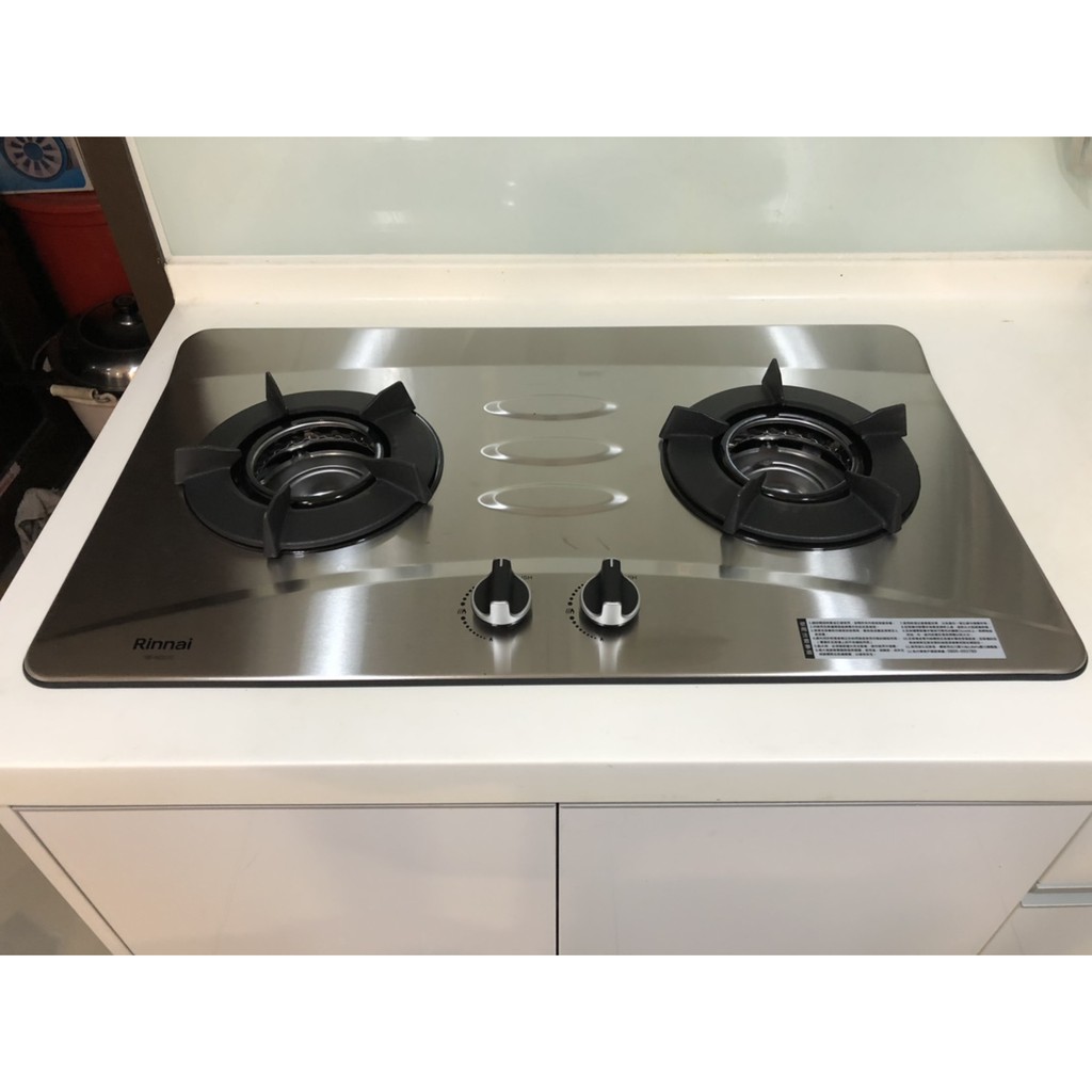 Rinnai林內 RB-N201S 檯面式 內焰二口爐(輕量爐架) 日本專利高效率內焰爐頭 | 蝦皮購物